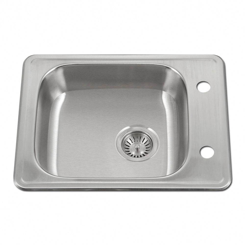 Hamat ADA Topmount Stainless Steel 2-hole Sink – Sognare Kitchen & Bath ...